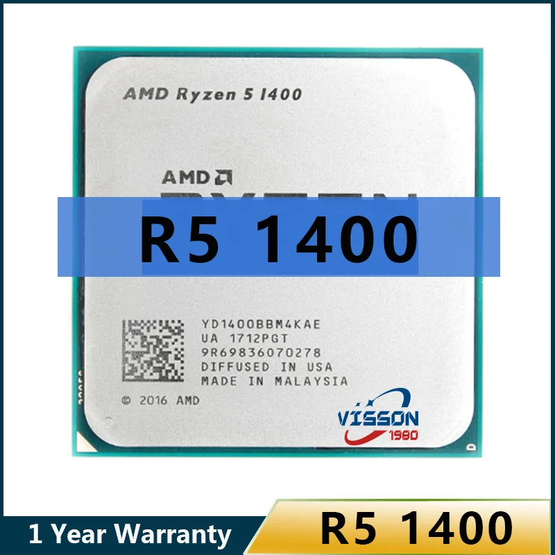 AMD-Ryzen-5-1400-R5-1400-3-2GHz-Quad-Core-CPU-Processor-YD1400BBM4KAE ...