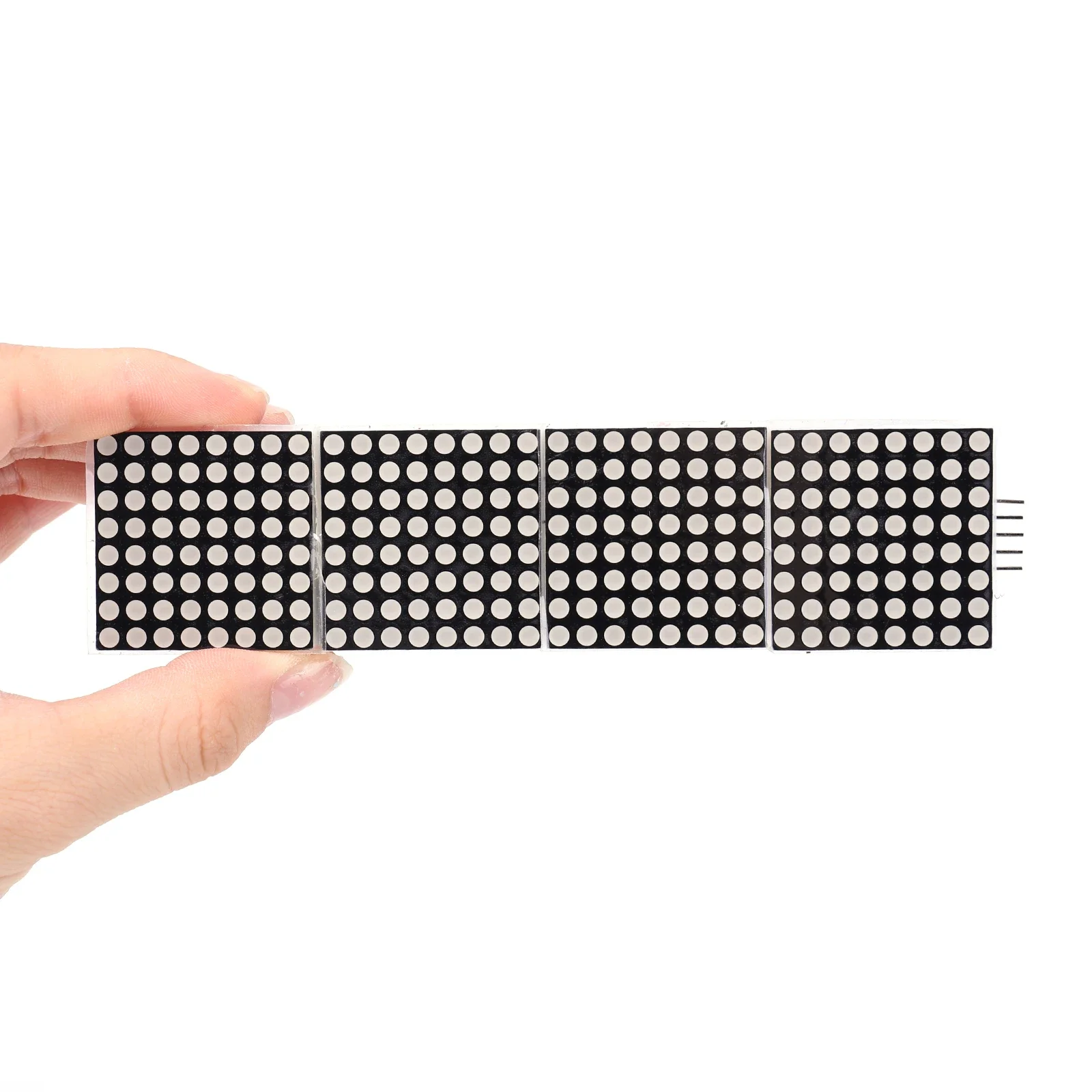 4 IN 1 Display Dot Matrix Module with 5Pin Wire MAX7219 Single-Chip ...