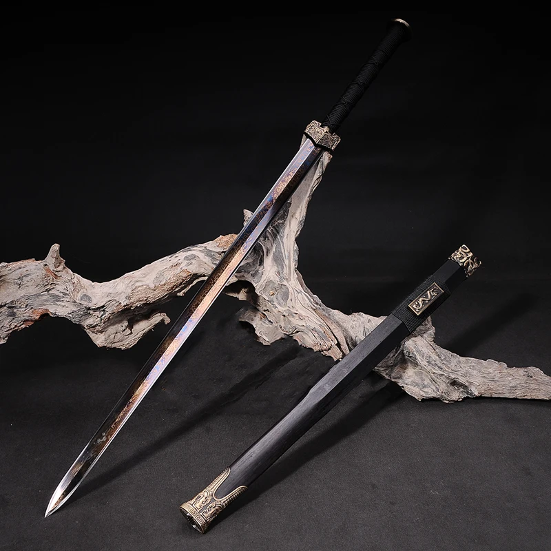 Blue Cobalt Metal Sword