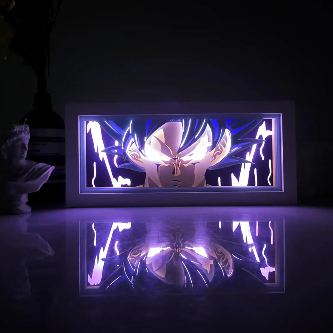 Dragon-ball-anime-series-paper-cut-light-room-bedroom-night-light ...