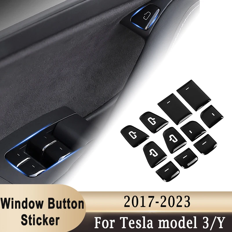 Window-Control-Switch-Button-Cap-For-Tesla-Model-3-Y-2017-2023-Interior ...