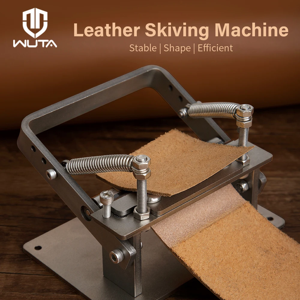 WUTA-Manual-Leather-Skiving-Machine-Strip-Belt-Thinning-Skiver-Splitter ...