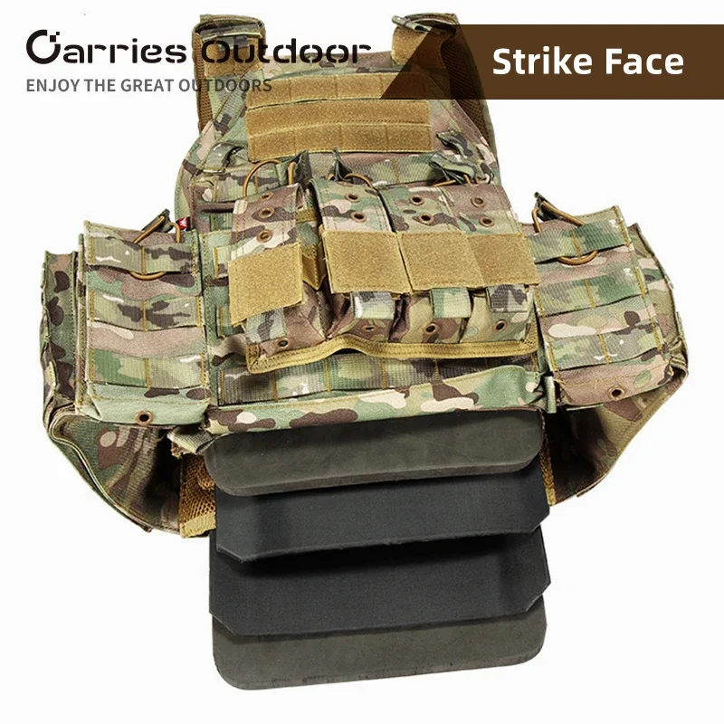 1-Pair-2MM-Steel-Plate-Strike-Face-Hard-Armor-Bulletproof-Protective ...