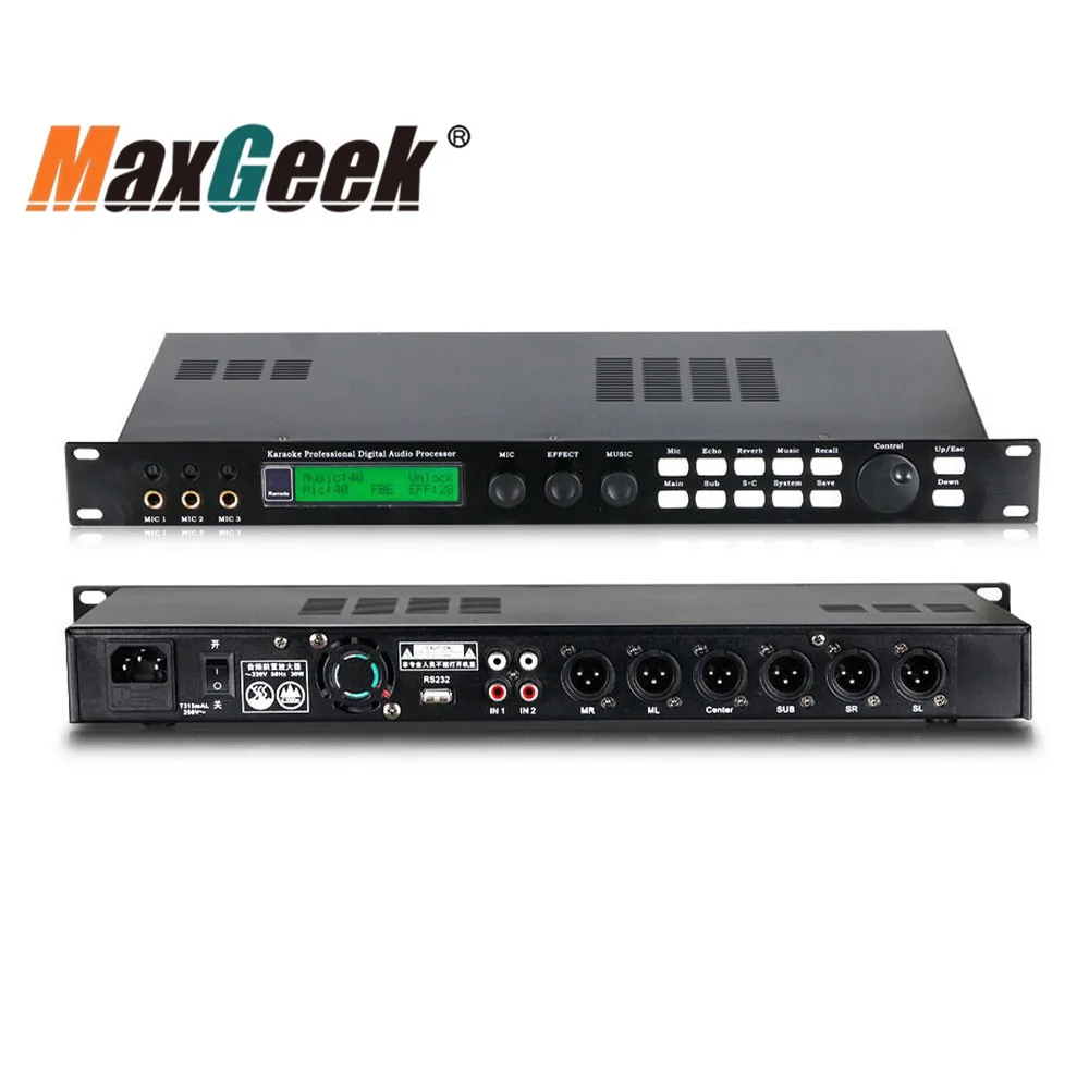 Maxgeek-procesador de Audio profesional PARA Karaoke, dispositivo de ...