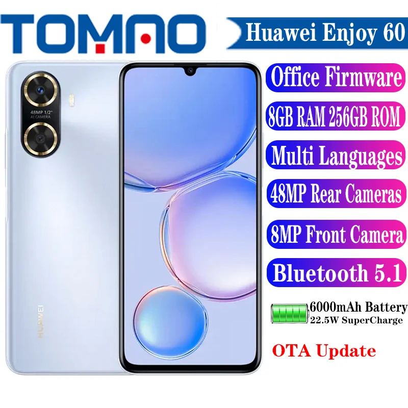 Huawei-tel-fono-m-vil-Enjoy-60-HarmonyOS3-0-8GB-de-RAM-128GB-256GB-de ...