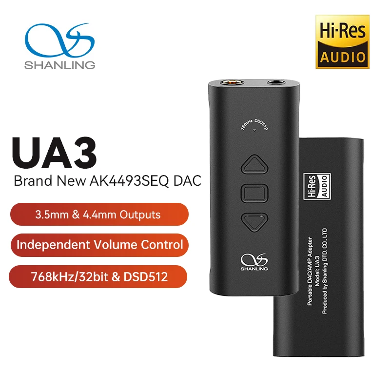 SHANLING-UA3-AK4493SEQ-DAC-Independent-AMP-Chip-RT6863-Dual-HiFi-Audio-Portable-USB-DAC ...