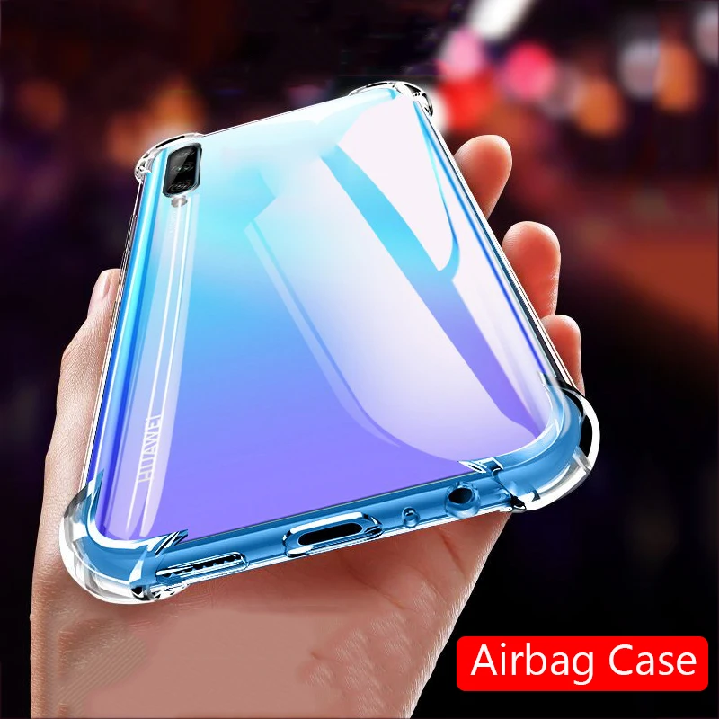 Funda para Huawei Y9S, Airbag, súper protección, suave, transparente, trasera, para Huawei Y9S