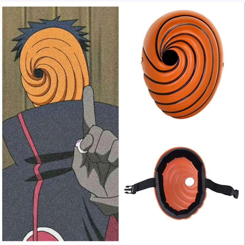 Anime Akatsuki Uchiha Mask Tobi Obito Akatsuki Ninja Madara Cosplay ...