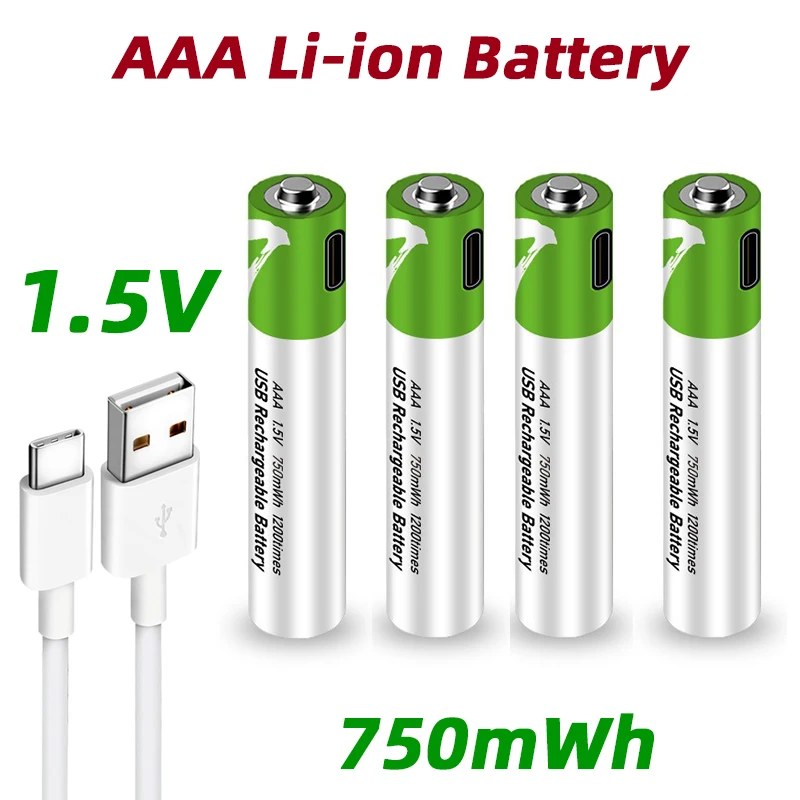 1-5V-750mWh-AAA-Battery-of-USB-Rechargeable-AAA-Li-ion-Battery-Type-C ...