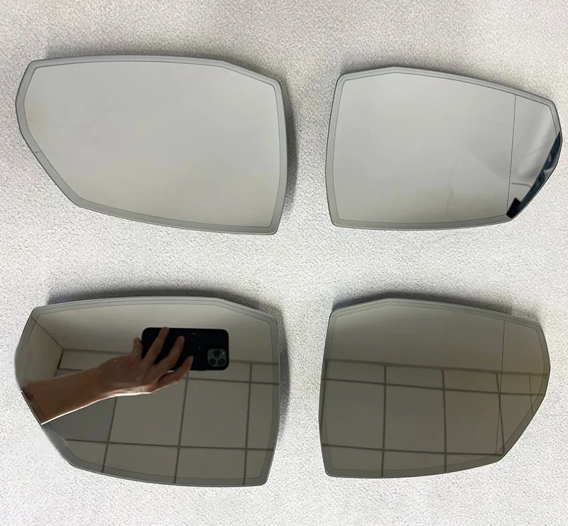 LHD Car Rearview Mirror Wide Angle Glass Anti Glare Heated Rear Mirror ...