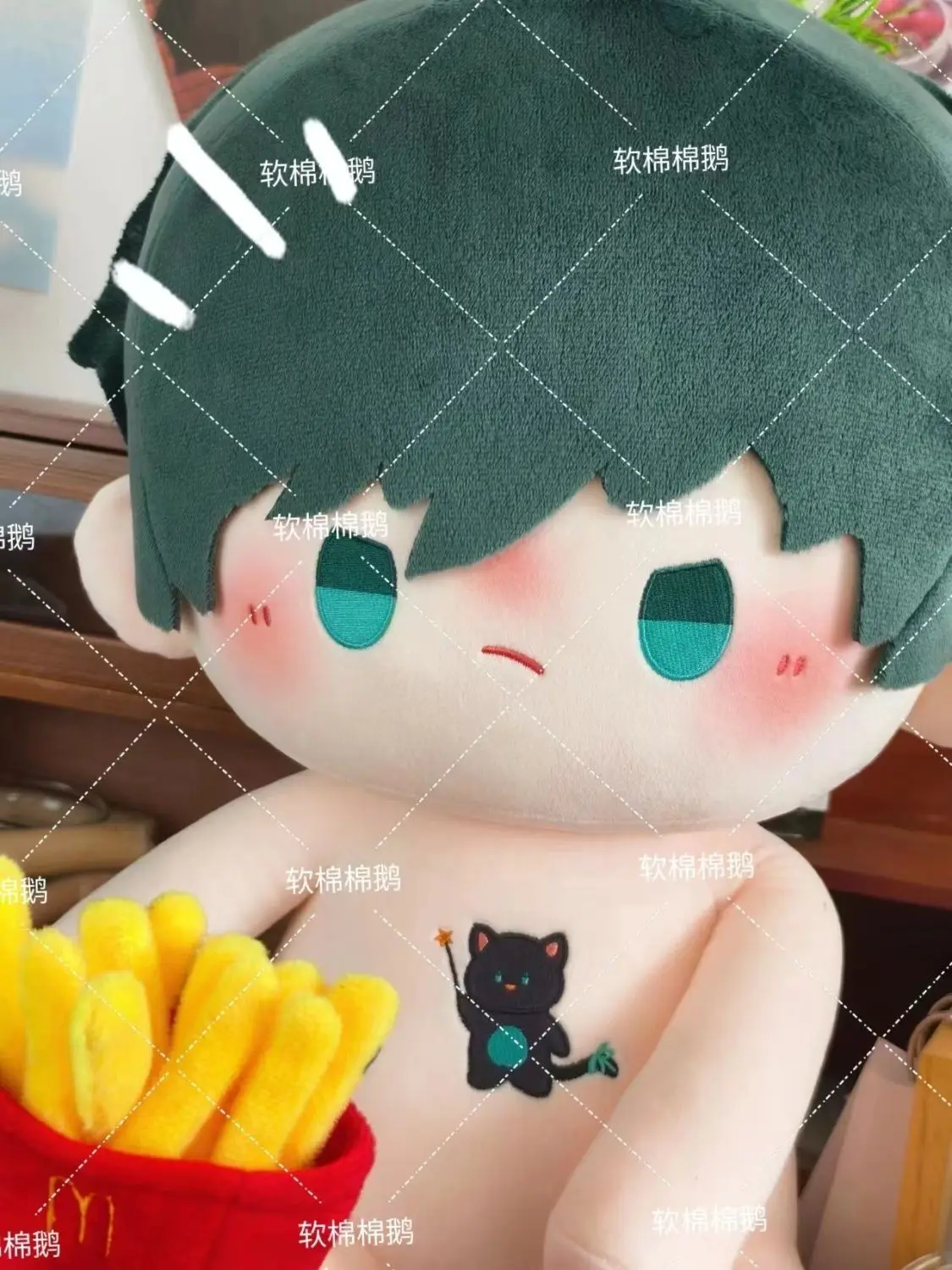 40CM-Anime-Rin-Itoshi-BLUE-LOCK-Soft-Plush-Doll-Body-Dress-Up-Stuffed ...