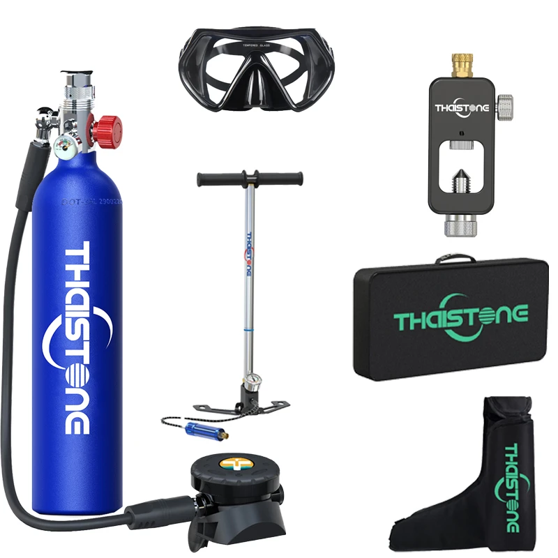 Mini tanque de buceo, equipo profesional, cilindro de oxígeno ...