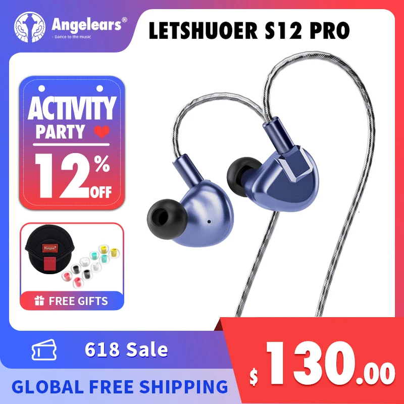 Letshuoer s12 pro | in Ear Earphones| shuoer S12 - S12 Pro|Planar ...