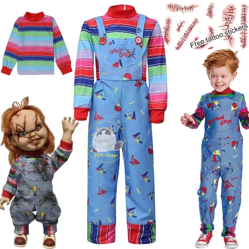 Disfraz-de-cosplay-de-la-pel-cula-Chucky-para-ni-os-uniforme-de-cosplay ...