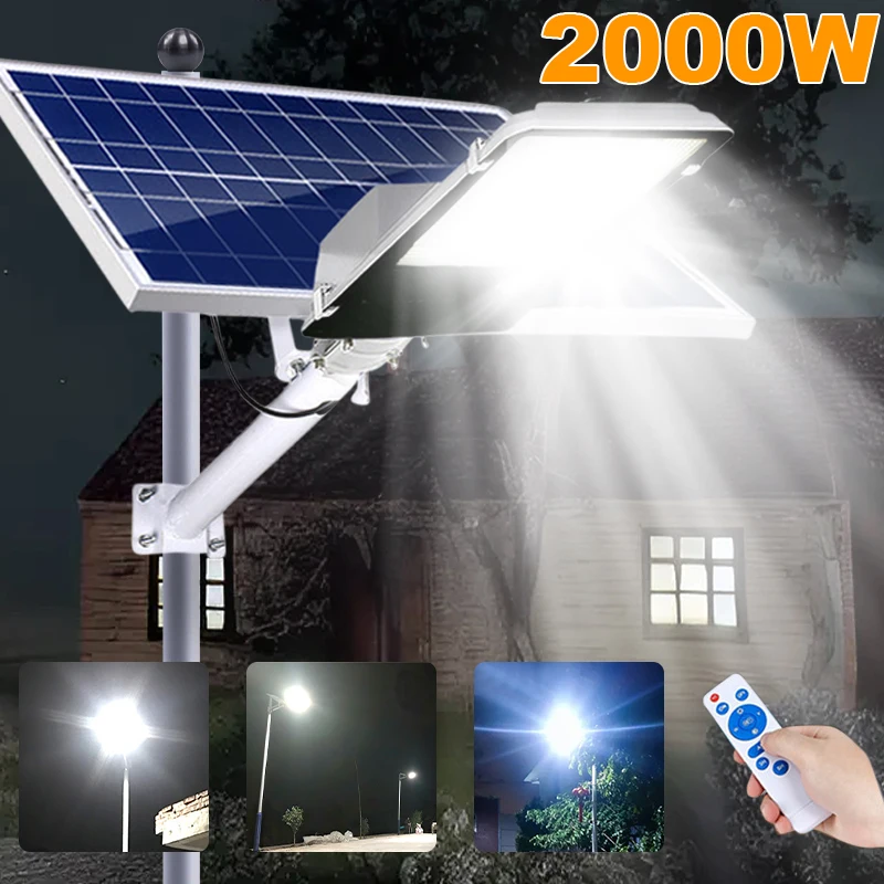 New 500000LM led solar light Outdoor garden Aluminum Solar street Light ...