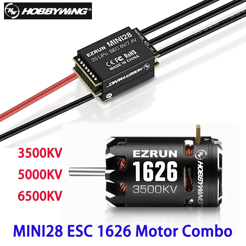 NEW-Hobbywing-EZRUN-1626-SD-3500KV-5000KV-6500KV-Sensored-Brushless ...