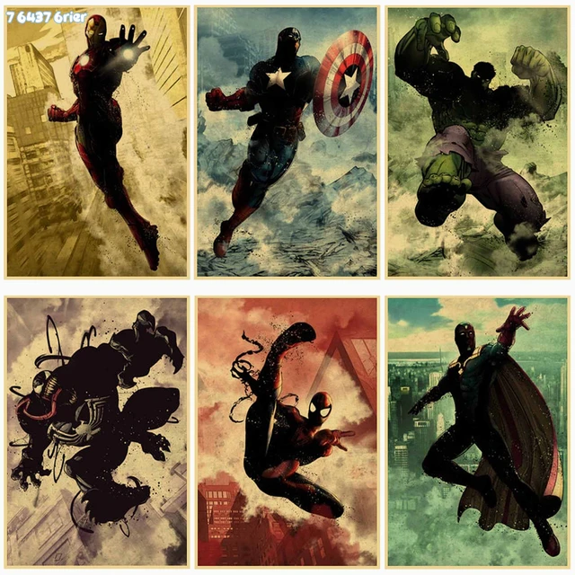 Art Deco Posters Super Hero