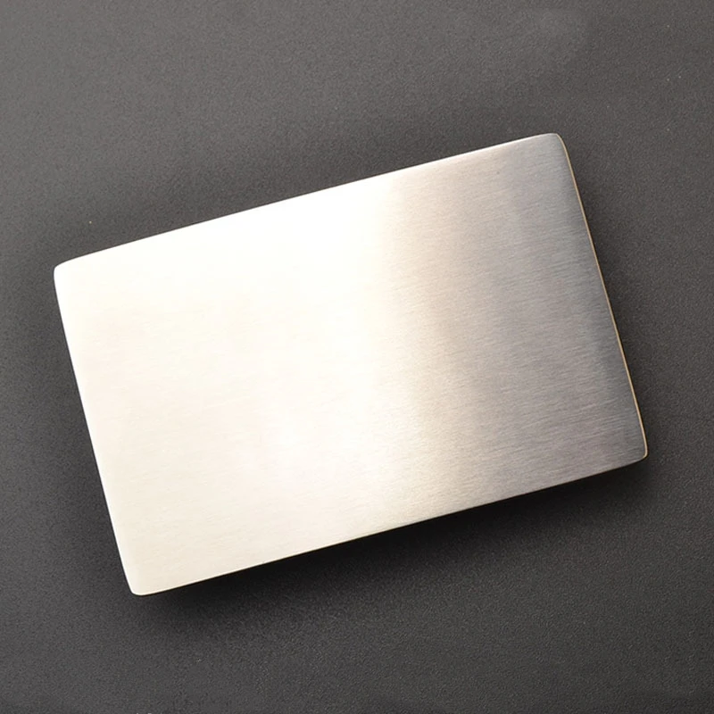 Exquisite Mens Blank Stainless Steel Belt Buckles 40mm & 35mm Width Pin ...