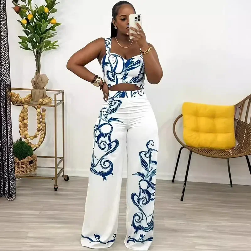 Fashion Chinese Style Two Piece Set for Women Clothing Elegant Vintage ...