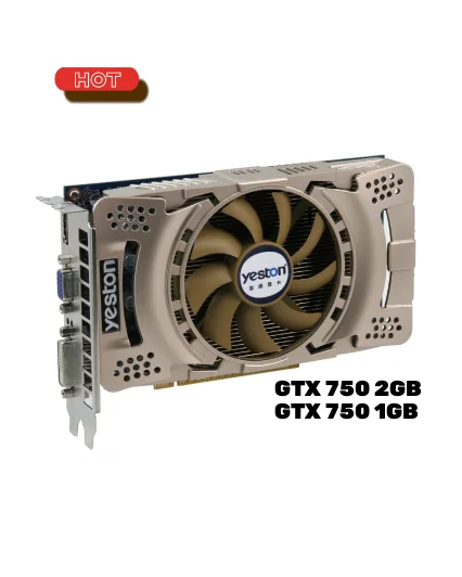 YESTON GTX 750 2GB D5 Placa De Vídeo GTX750 2GD5 128Bit GDDR5 Placas Gráficas para nVIDIA ...