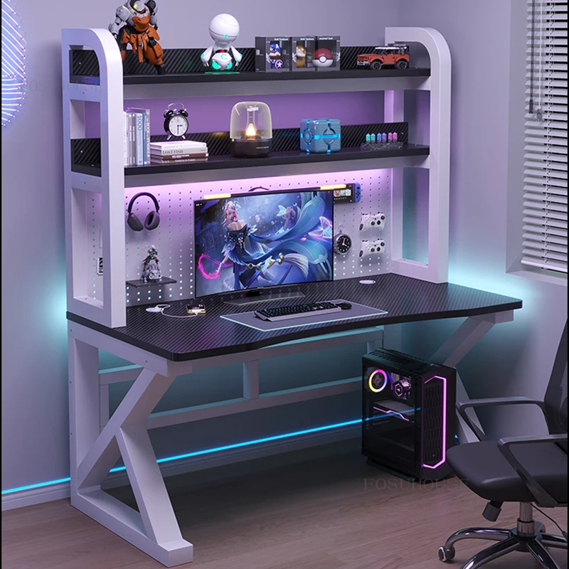 Modern-Wooden-Computer-Desks-Desktop-Home-Office-Desk-Bookshelf ...