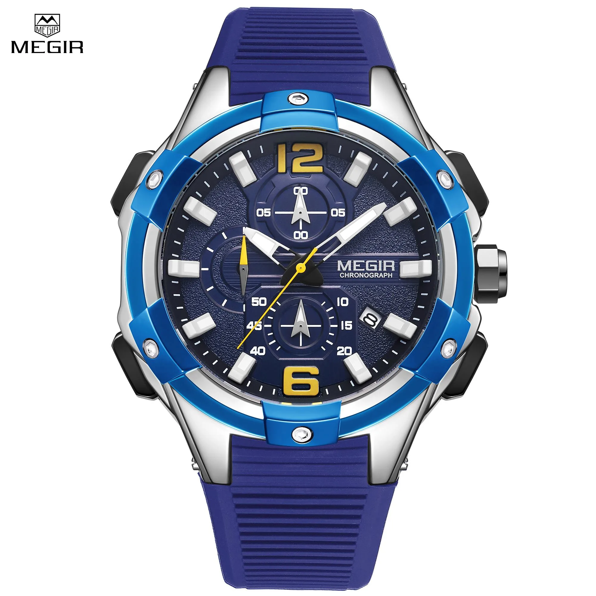 MEGIR-reloj-deportivo-militar-para-hombre-cron-grafo-Original-de-lujo ...