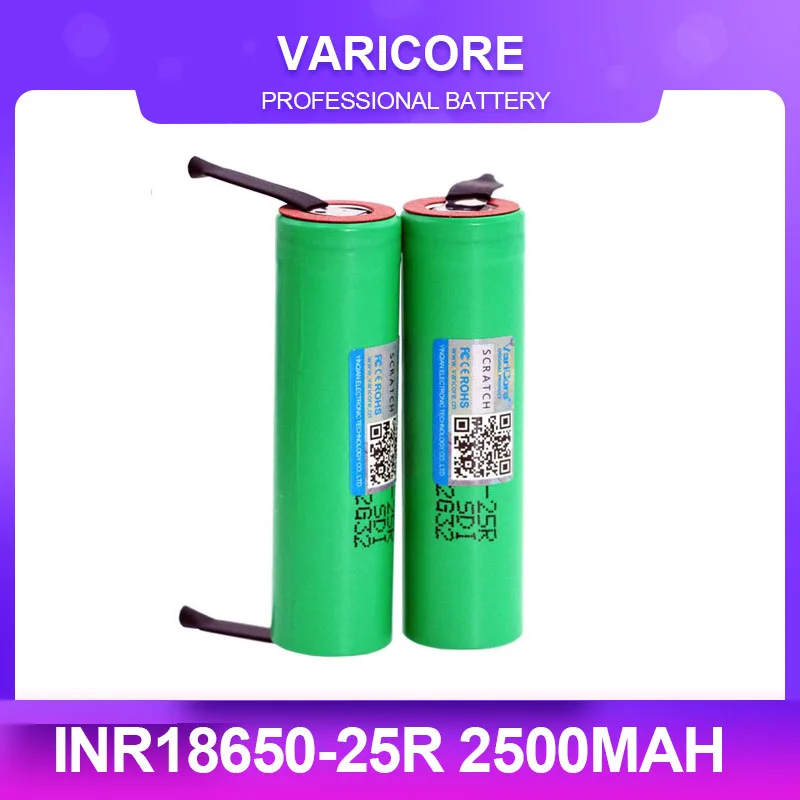Batería recargable de descarga INR18650 25R M 20A, nueva marca de 100% ...