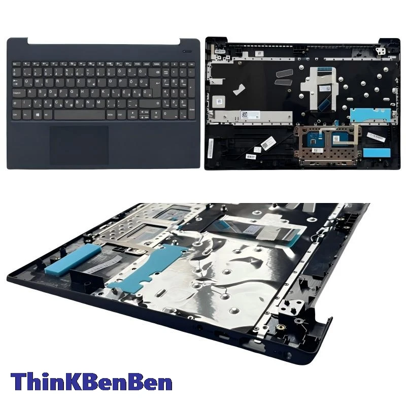 Funda superior con teclado azul húngaro HU, cubierta con reposamanos ...