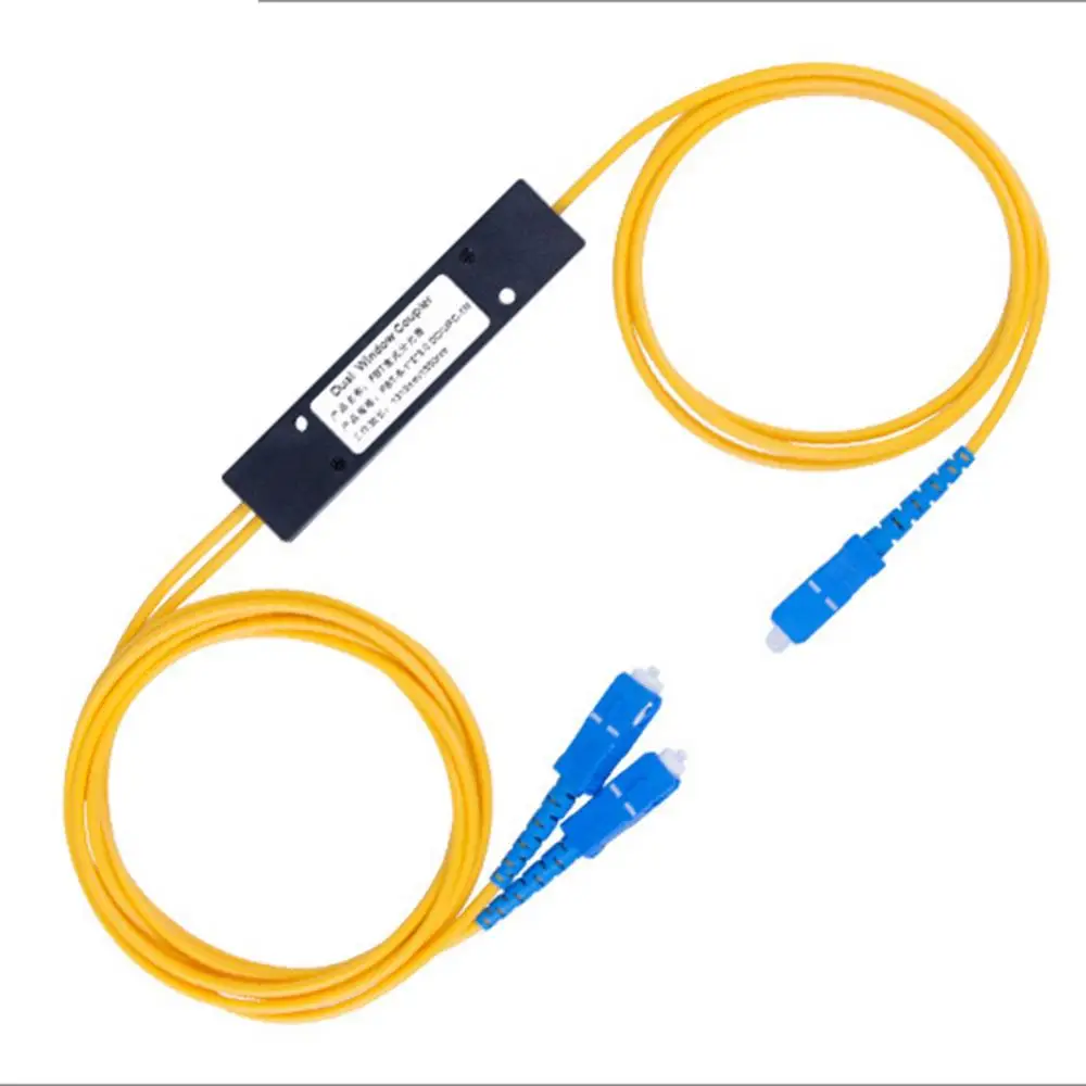 2m Ftth SC UPC 1X2 PLC Singlemode Fiber Optical Splitter FBT Optical ...