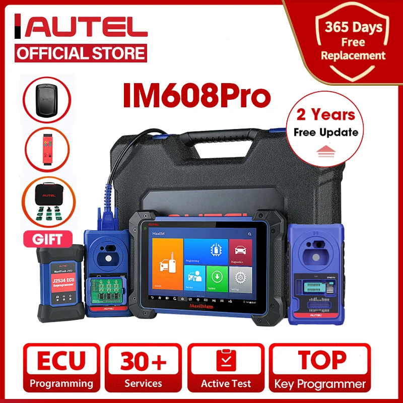 Autel Im608 Maxiim 608 Obd2 Scanner Obdii Car Diagnostic Tool Auto Key ...