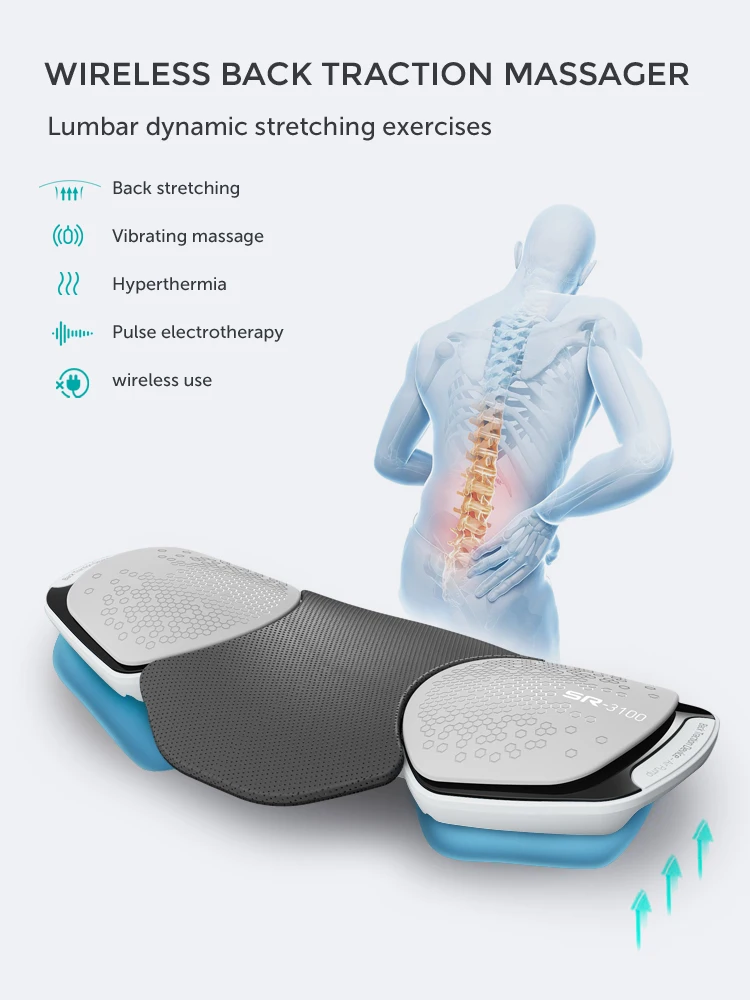 MARESE Electric Lumbar Traction Device Heat Electrotherapy and ...