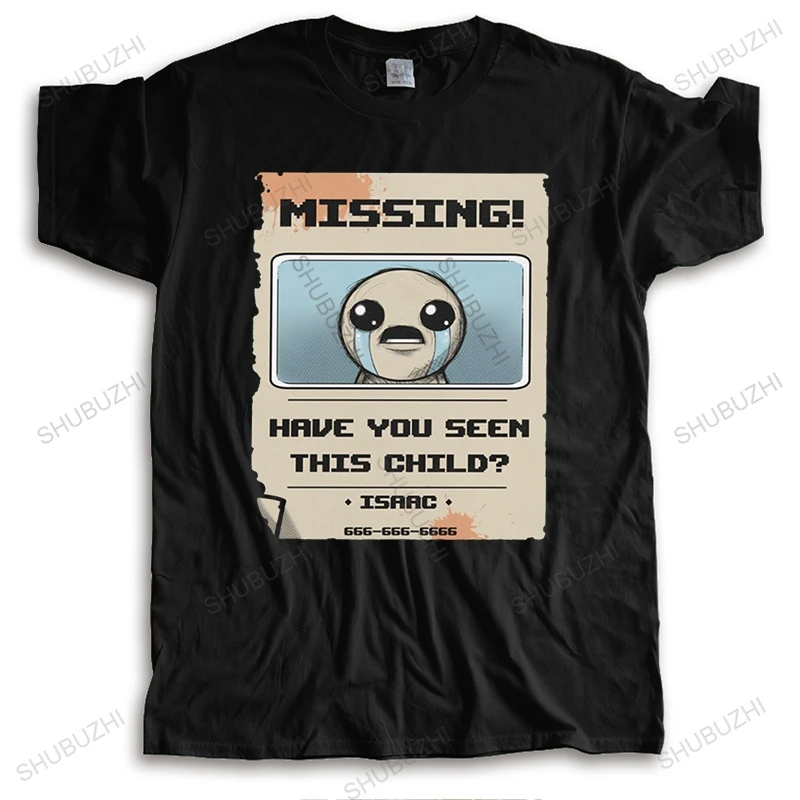 Fashion-Missing-Vintage-The-Binding-Of-Isaac-T-Shirt-for-Men-Short ...