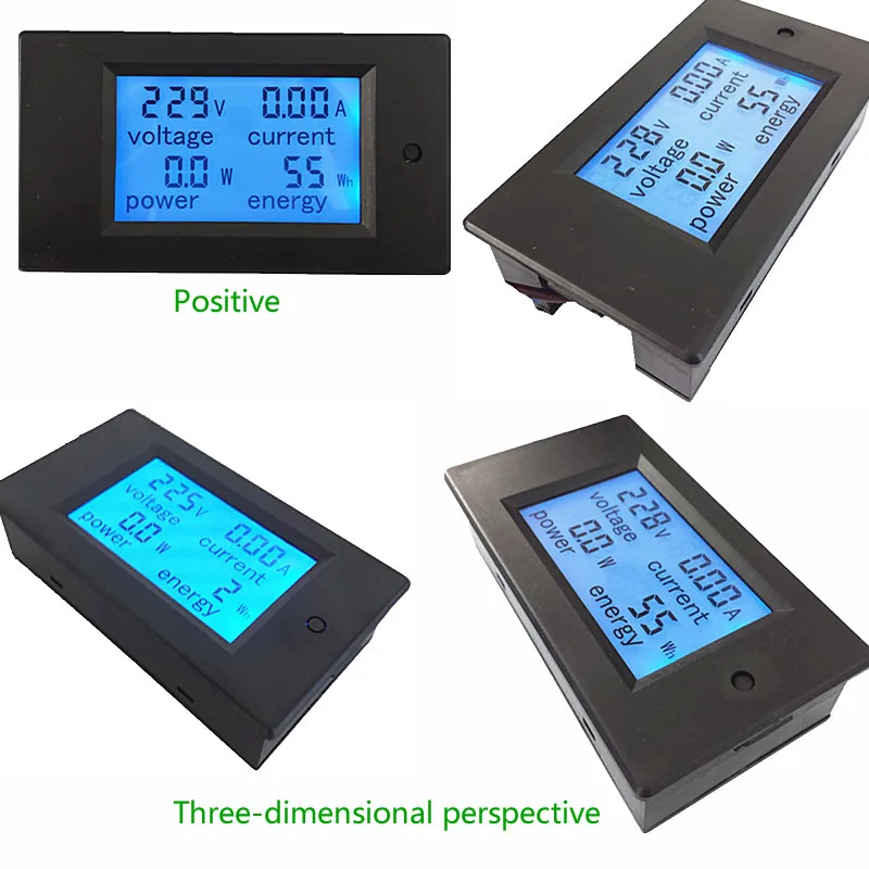 20A-100A-Digital-Meter-DC6-5-100V-AC80-260V-Voltmeter-Ammeter-LCD-4-in ...