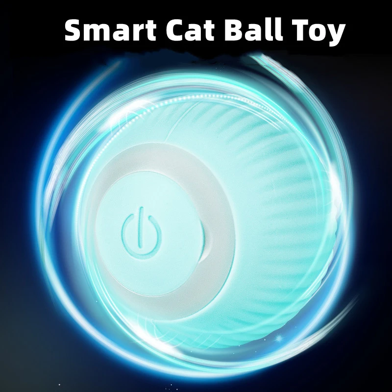 Electric Cat Ball Toys Automatic Rolling Smart Cat Toys Interactive for ...