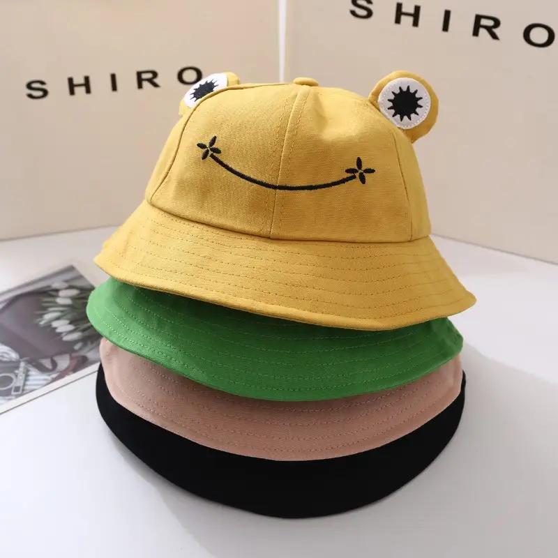 Sombrero-de-cubo-de-rana-para-padres-e-hijos-gorra-Bob-lisa-de-verano-y ...