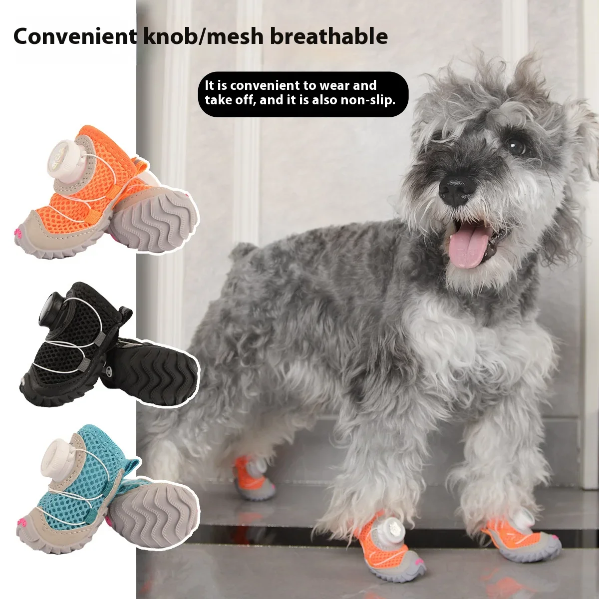 Dog Shoes with Soft Sole and Thin Design, Small Dog Shoes for Teddy ...