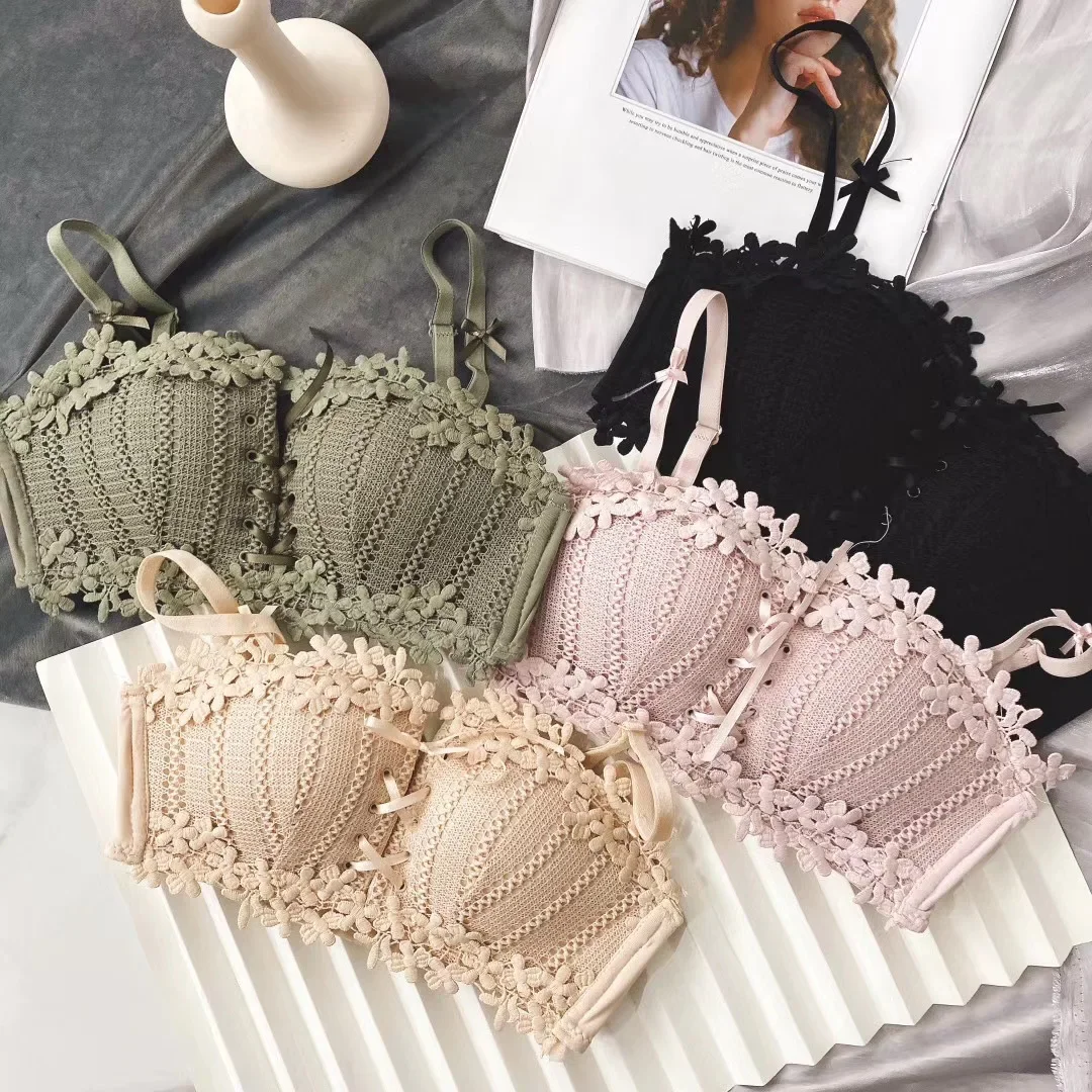 Sexy Women Lingerie Seamless Push Up Bra Bralette Wireless Brassiere ...