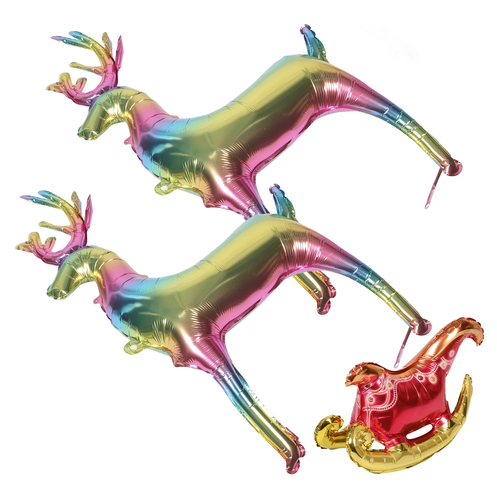 Christmas-Balloon-Set-Balloons-Kit-Reindeer-Party-Supplies-Elk-Foil ...