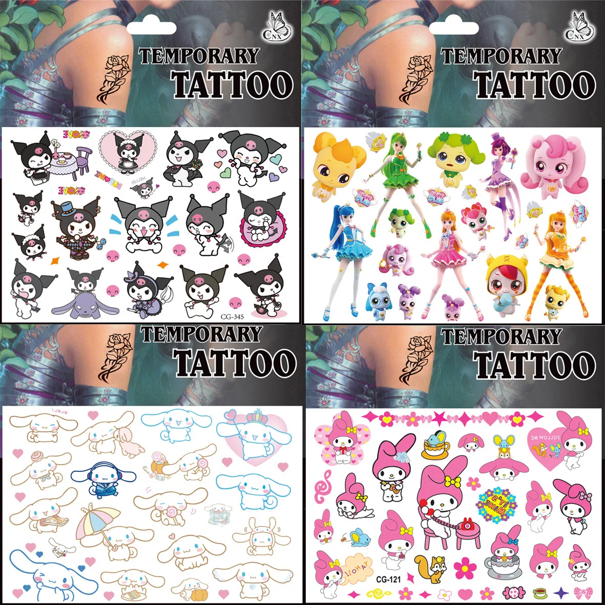 Hello Kitty Gemini Tattoos