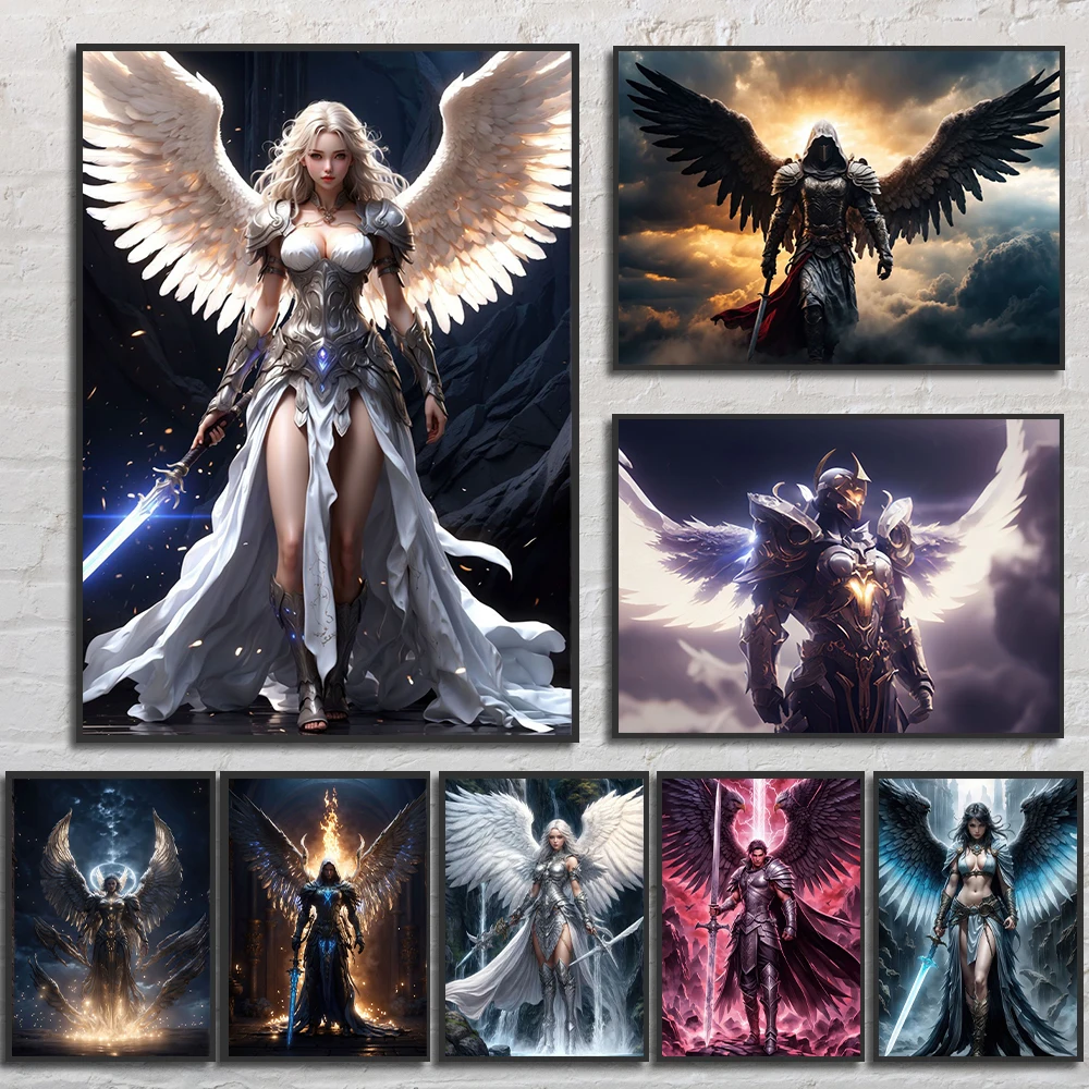 Archangels-Anime-Girls-Boys-Poster-Canvas-Printing-Poster-Archangel ...