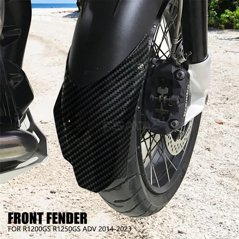 Carbon Front Mudguard Fender Extender Extension For BMW R1200GS R1250GS ...