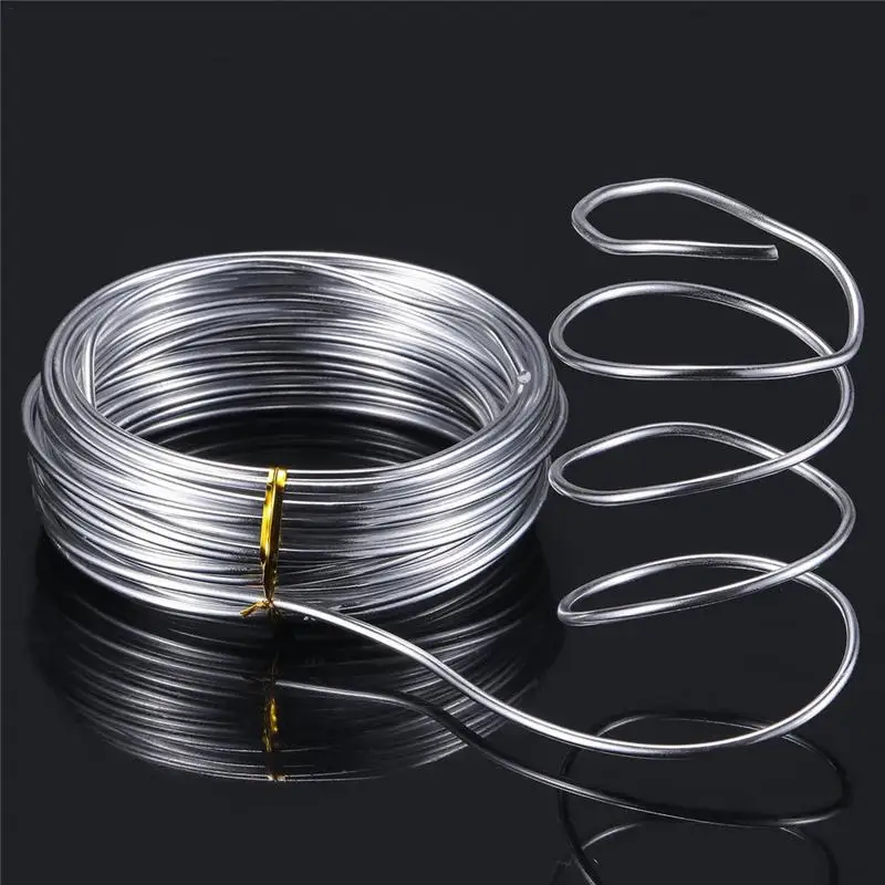 10M-Silver-Aluminum-Craft-Wire-Versatile-Bendable-Metal-Craft-Wire-For ...