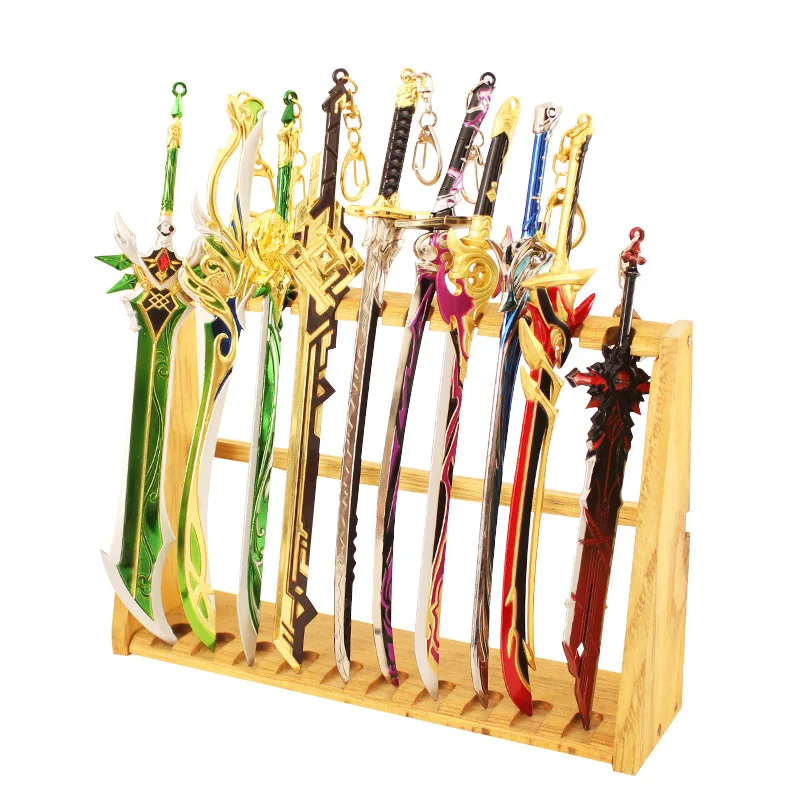 Anime-Genshin-Impact-Keychain-Alloy-Sword-Weapons-Accessories-Skyward ...