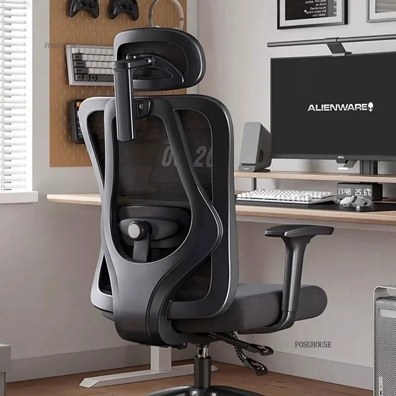 Ergonomic-Folding-Swivel-Recliner-Mobile-Gaming-Desk-Chair-Camping ...