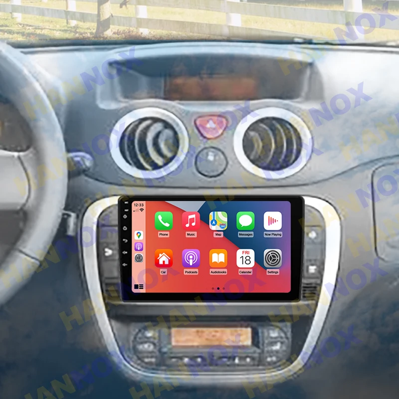HANNOX-R-dio-de-Carro-Android-com-Moldura-Reprodutor-Multim-dia-Autom ...