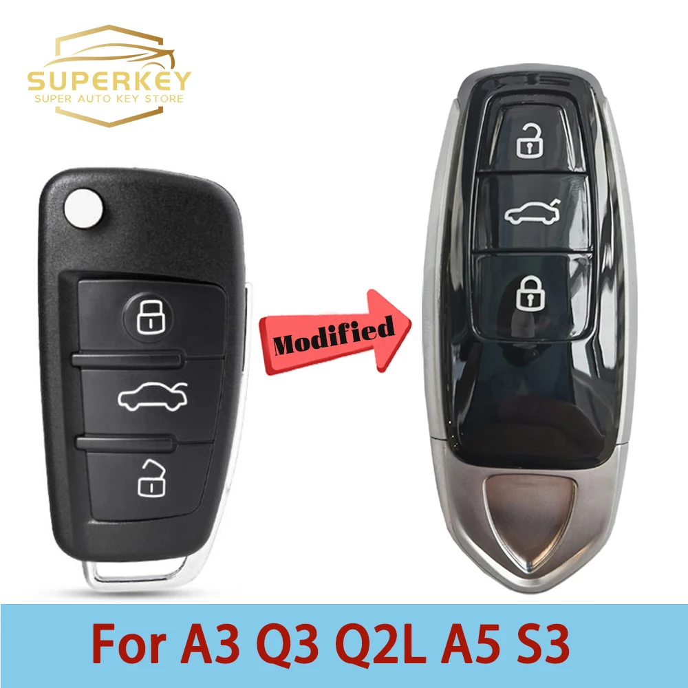 SUPERKEY-Modify-For-Lamborghini-Style-Keyless-Smart-Car-Key-Shell-Case ...