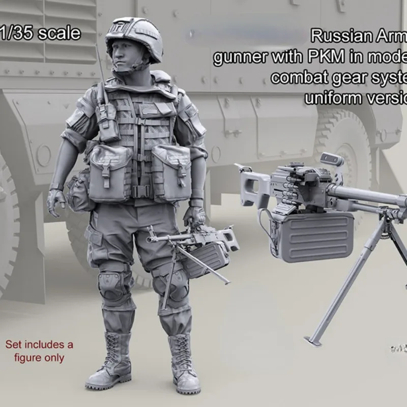 1:35 Die-cast Resin gift Model Assembly Kit Soldier Model US Military ...