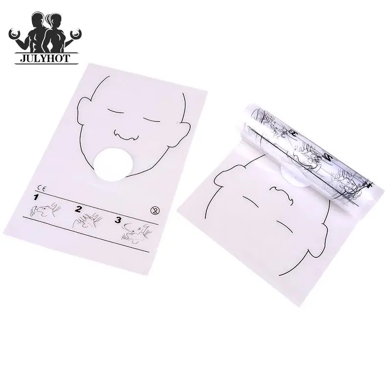 36Pcs-1Roll-CPR-Resuscitator-Mask-CPR-Face-Shield-Roll-Disposable-For ...