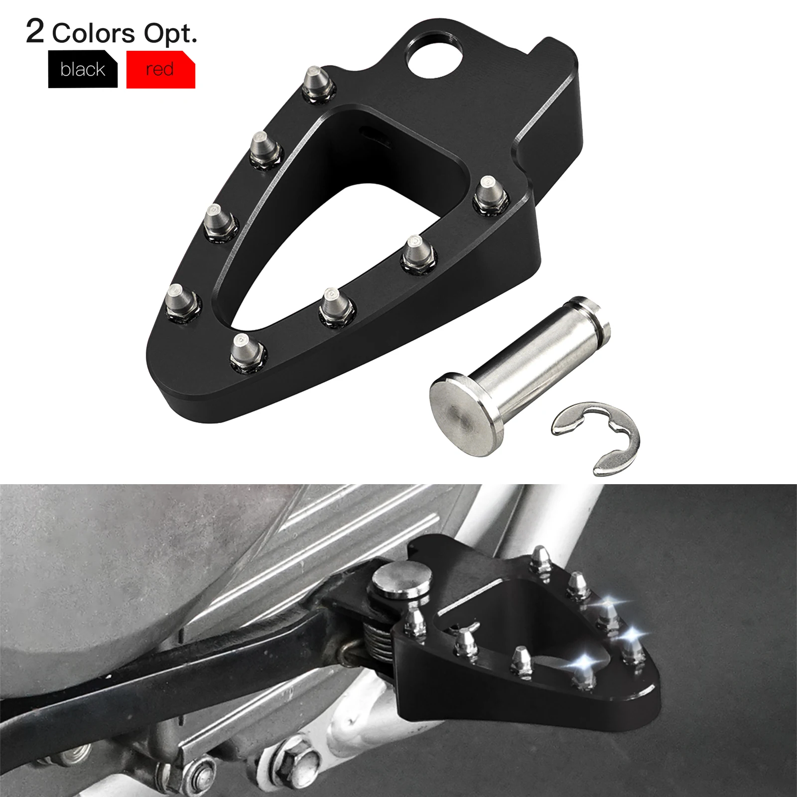 Motorcycle-Rear-Brake-Lever-Tip-Pedal-For-Honda-XR650L-XR-650L-1993 ...