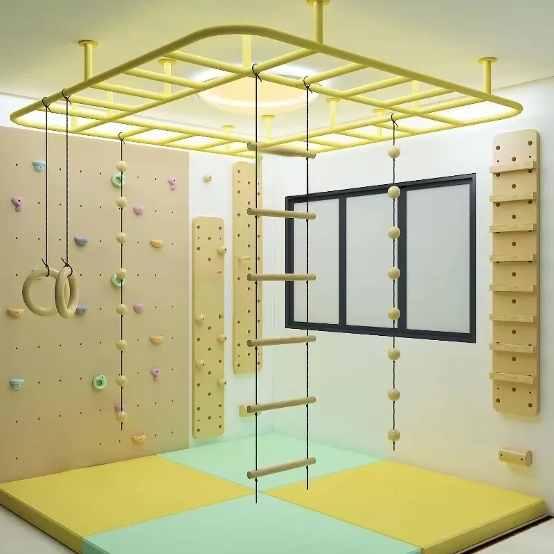 Climbing Wall Paint Ideas: How This Soft Indoor Climbing Wall ...